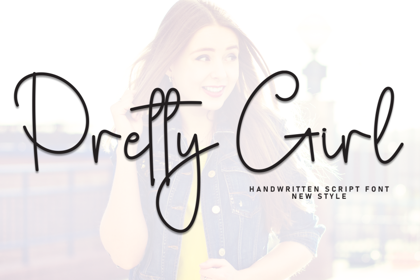 Pretty Girl – Handwritten Script Font - Befonts