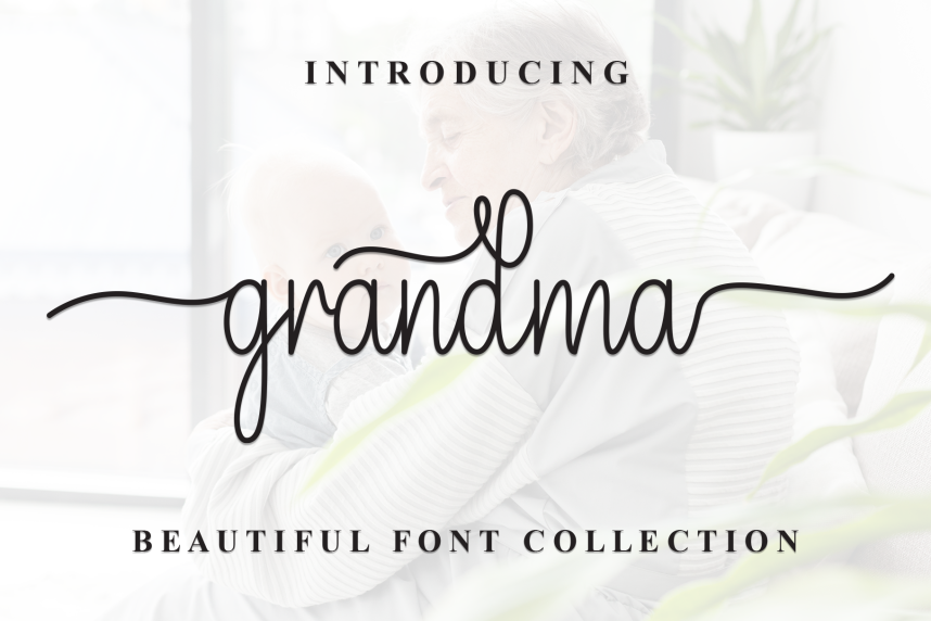 Grandma - Plain Handwritten Font - Befonts