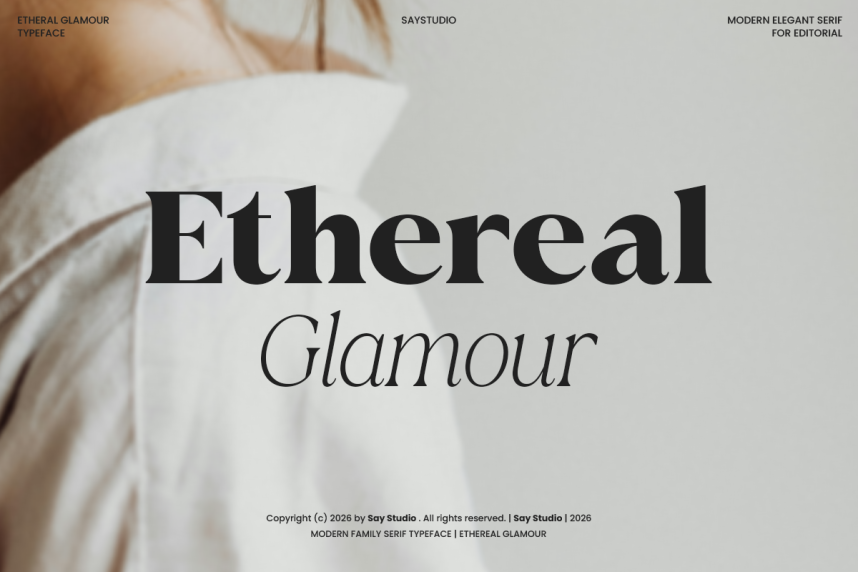 Ethereal Glamour Font - Befonts