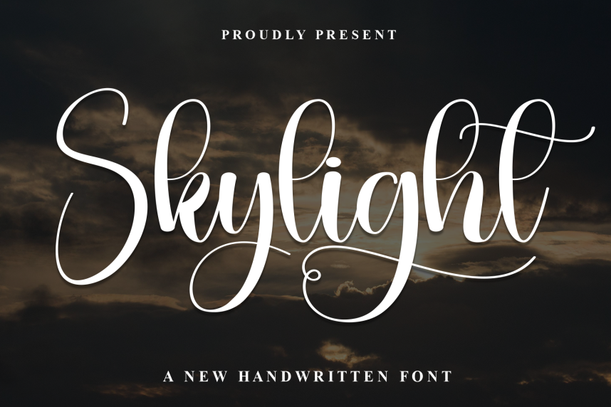 Skylight – Elegant Handwritten Font - Befonts