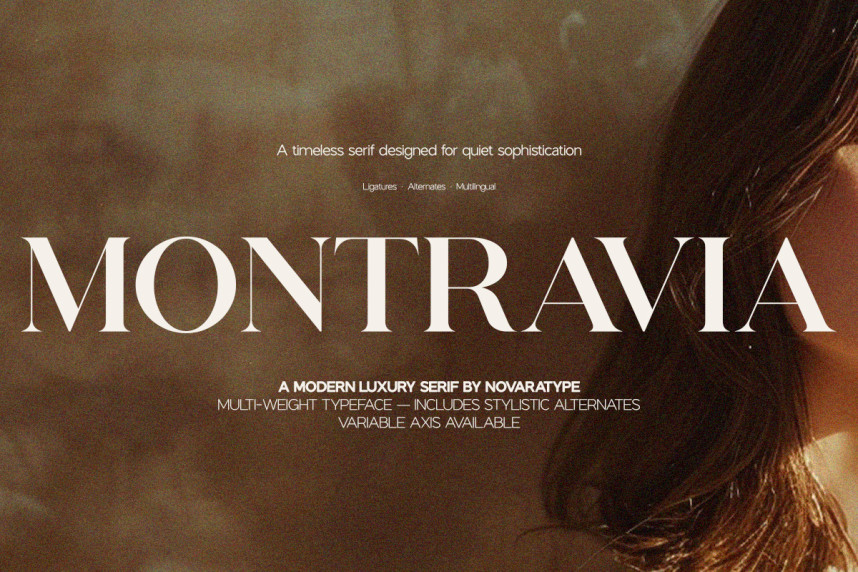 NV MONTRAVIA – Elegant Serif Font Family - Befonts