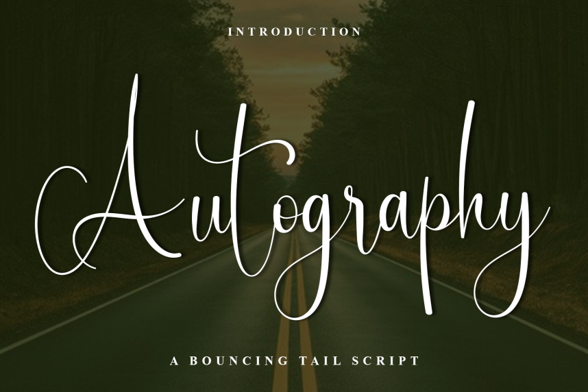 Autography – Natural Script Handwritten Font - Befonts