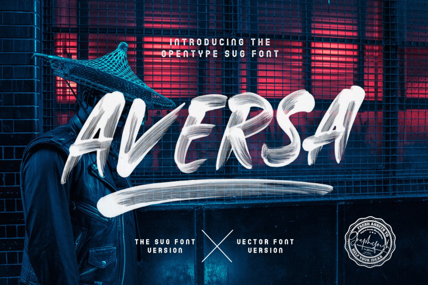 Aversa Vector Font - Befonts