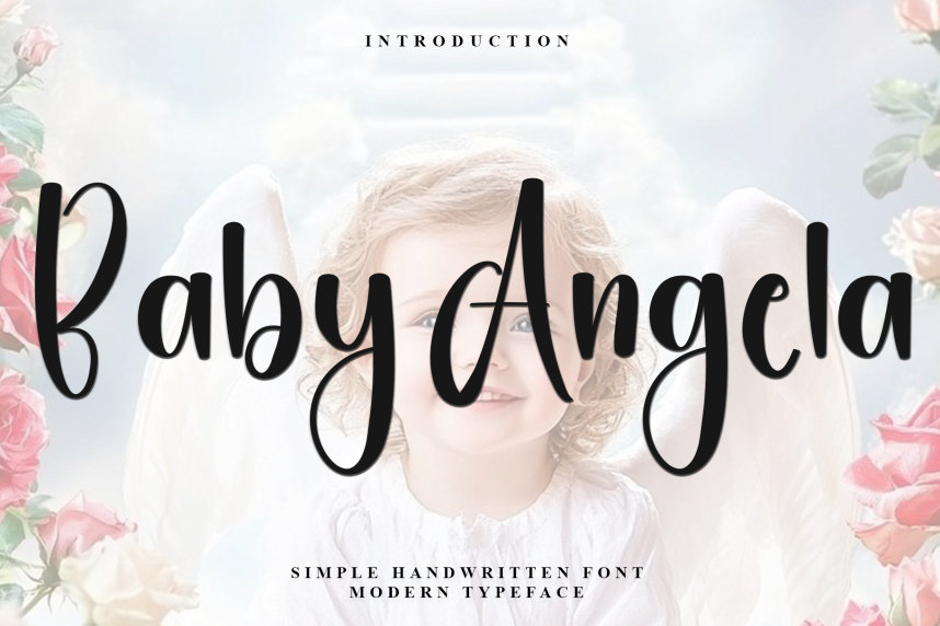 Baby Angela – Casual Handwritten Script Font - Befonts