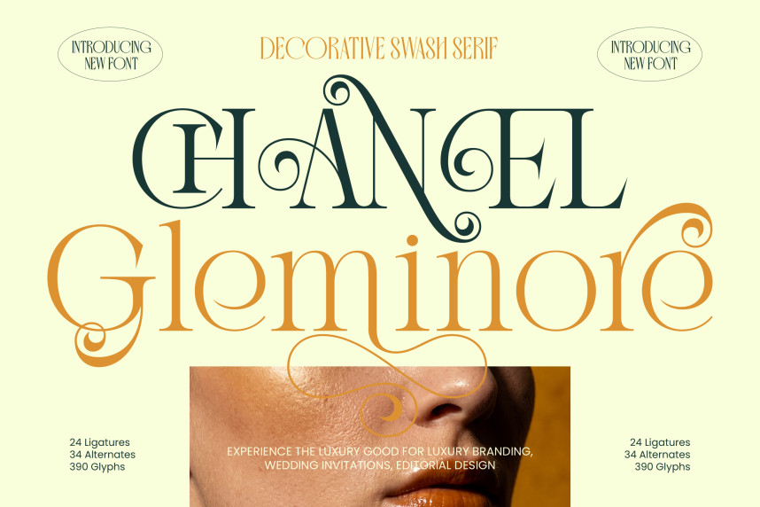 Chanel Gleminore Font - Befonts
