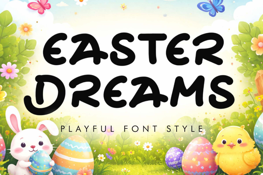 Easter Dreams Font - Befonts