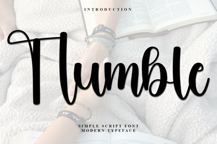 Humble – Stylish Handwritten Script Font - Befonts