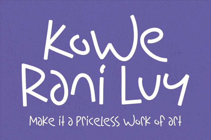 Kowe Rani Luy Font - Befonts