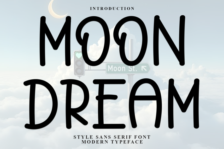 Moon Dream Handcrafted Font - Befonts