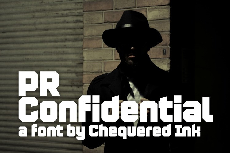 PR Confidential Font - Befonts