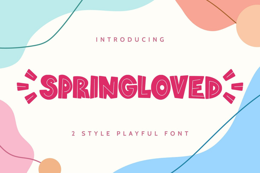 Springloved Playful Font - Befonts