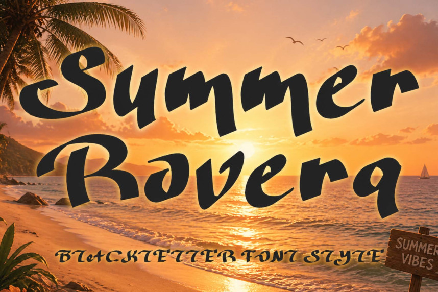 Summer Rovera Font - Befonts