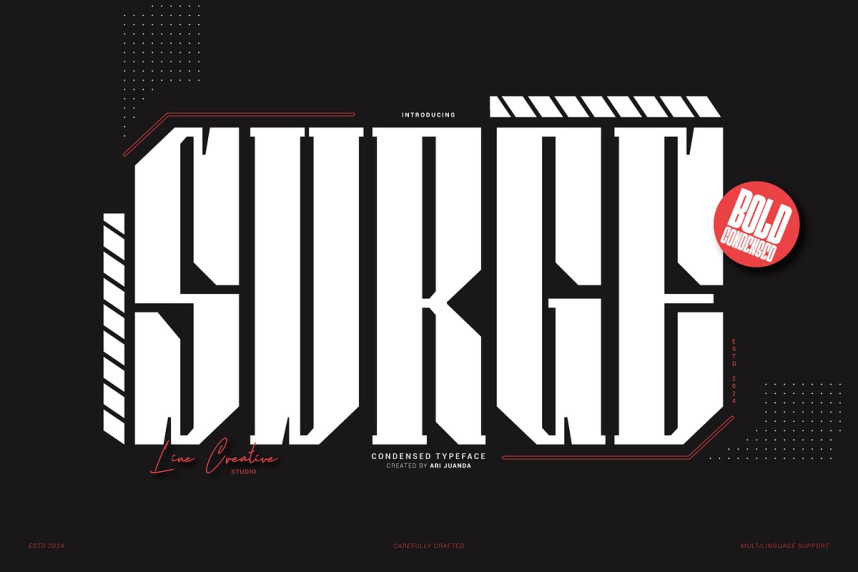 Surge Font - Befonts