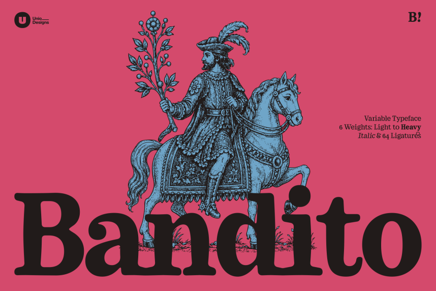 Bandito - Variable Serif Typeface - Befonts