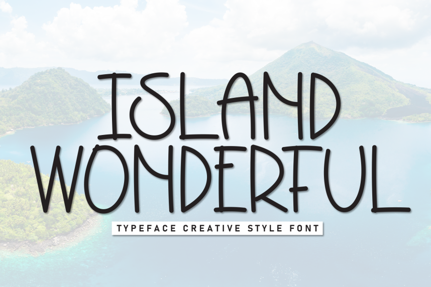 Island Wonderful Handmade Font - Befonts
