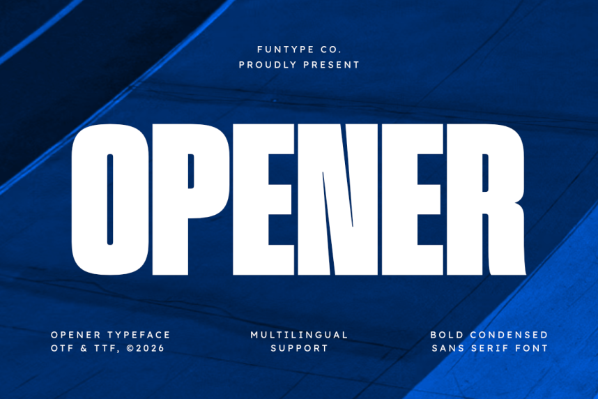 Opener Font - Befonts