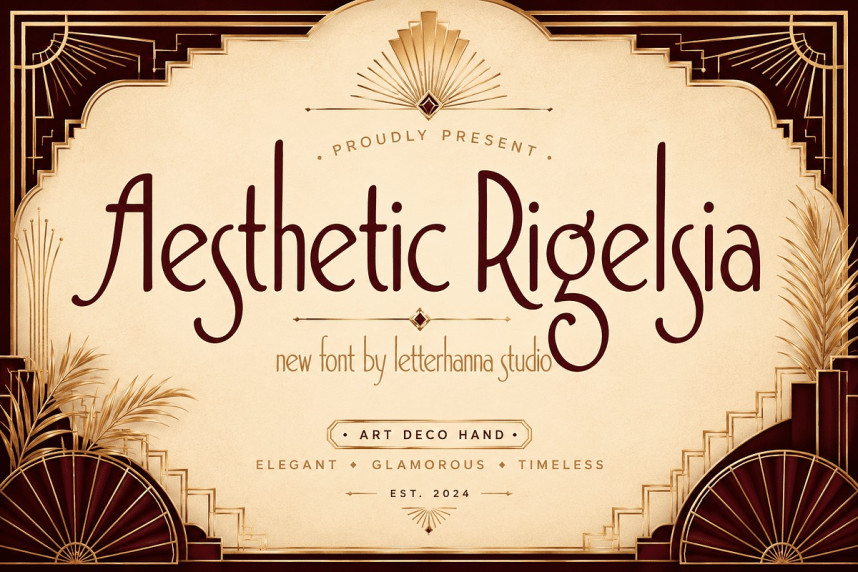 Aesthetic Rigelsia Font - Befonts
