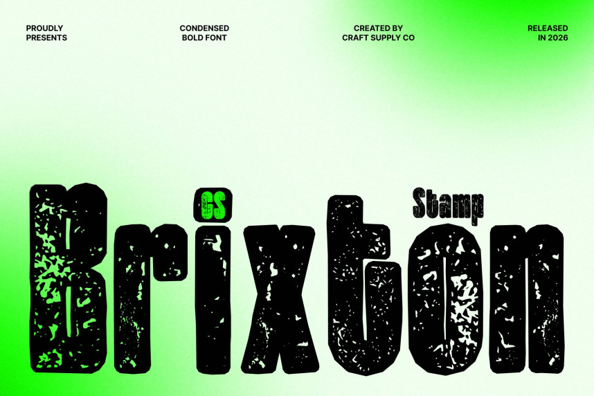 CS Brixton Stamp Font - Befonts
