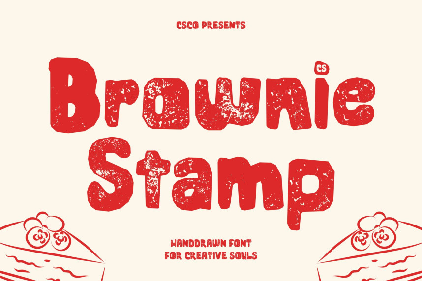 CS Brownie Stamp Font - Befonts
