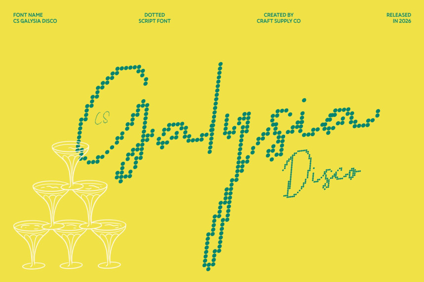 CS Galysia Disco Font - Befonts