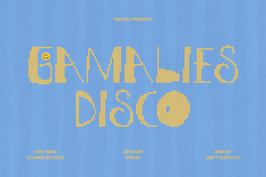 CS Gamalies Disco Font - Befonts