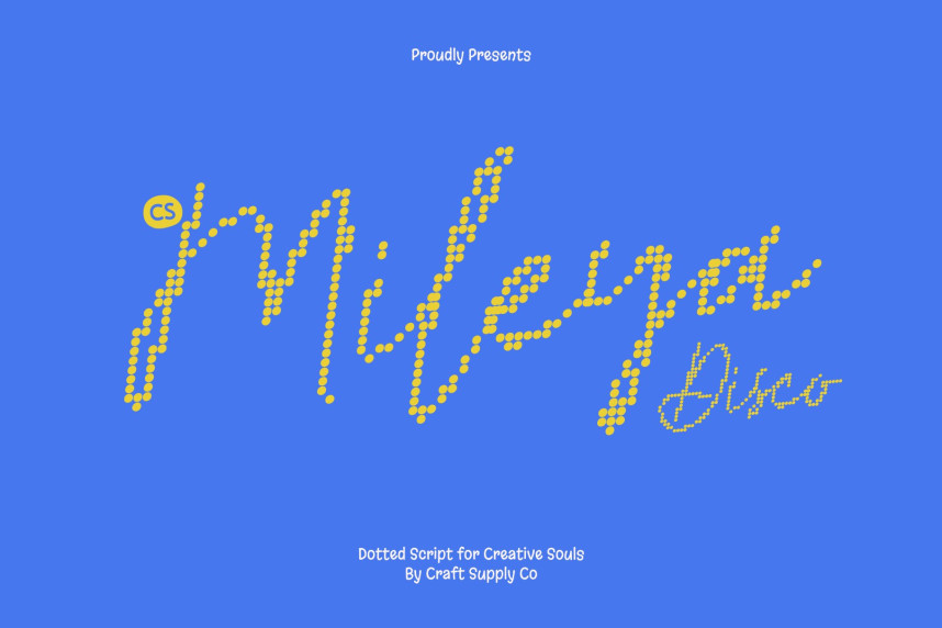 CS Mileya Disco Font - Befonts