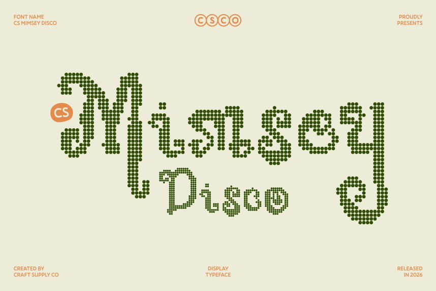 CS Mimsey Disco Font - Befonts