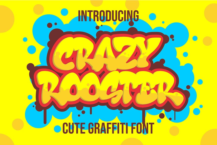 Crazy Rooster Font - Befonts