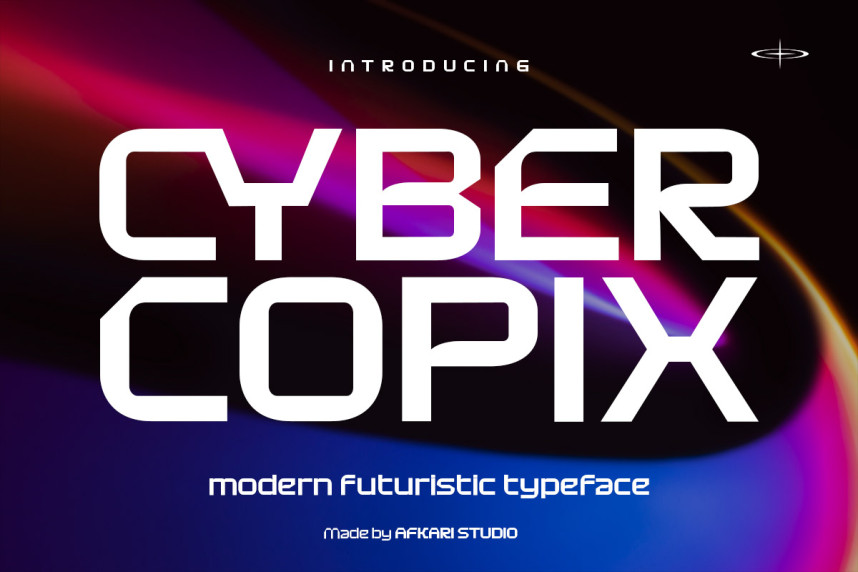 Cyber Copix Font - Befonts