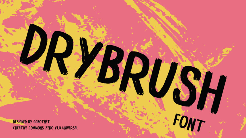 Drybrush Font - Befonts