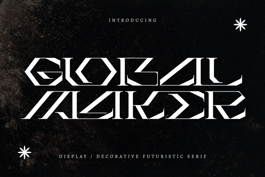 Global Maker - Techno Serif Font - Befonts