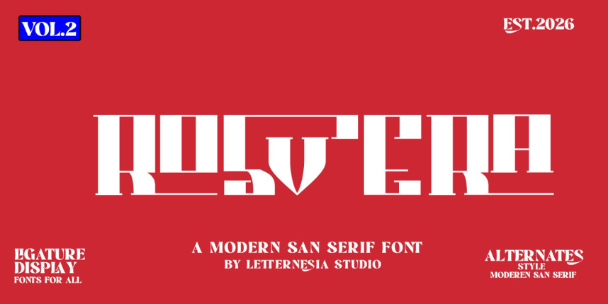 Rosvera Font - Befonts