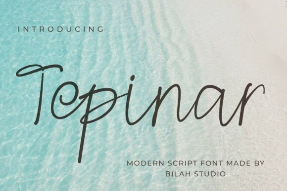 Tepinar Script Font - Befonts