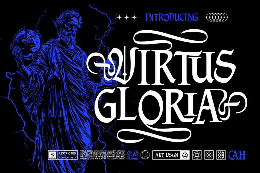 Virtus Gloria Font - Befonts