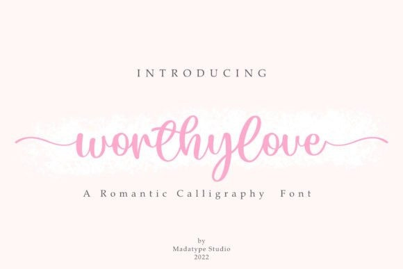 Worthylove Script Font - Befonts