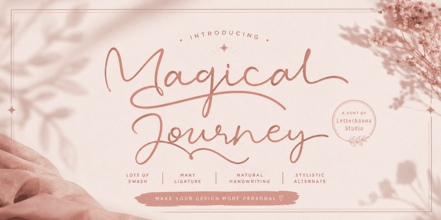 Magical Journey Font | Whimsical Handwritten Script Font - Befonts