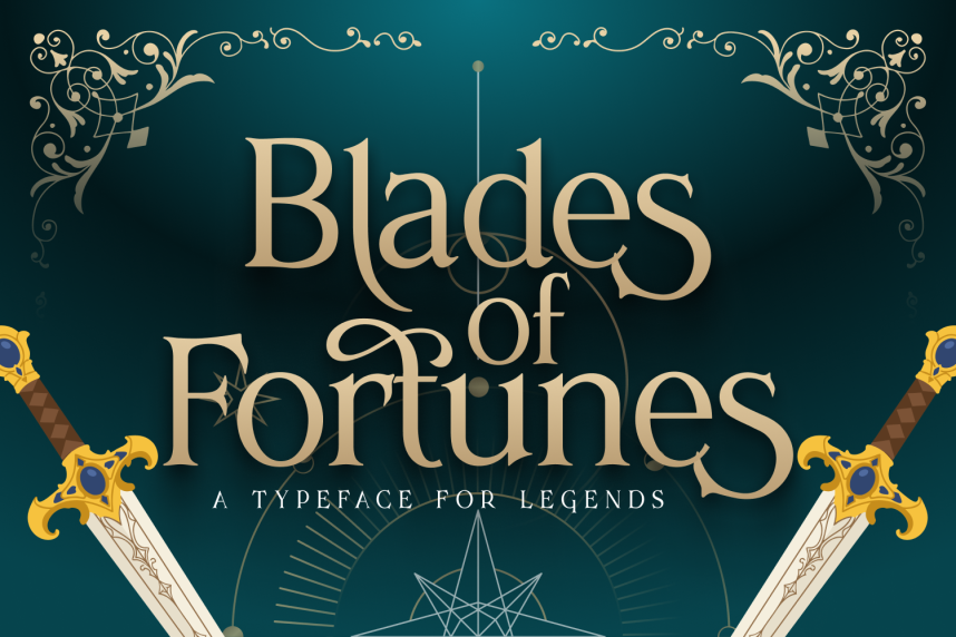 Blades Of Fortunes Font - Befonts