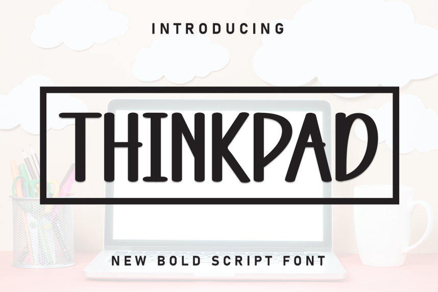 Thinkpad Handmade Font - Befonts