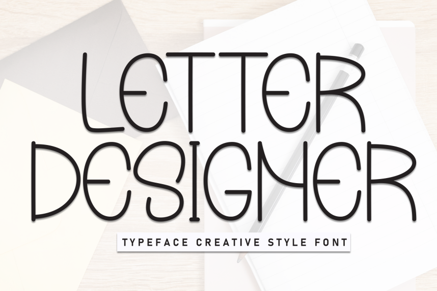 Letter Designer – Creative Style Font - Befonts