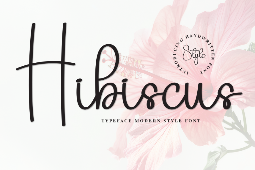 Hibiscus - Casual Handwritten Font - Befonts
