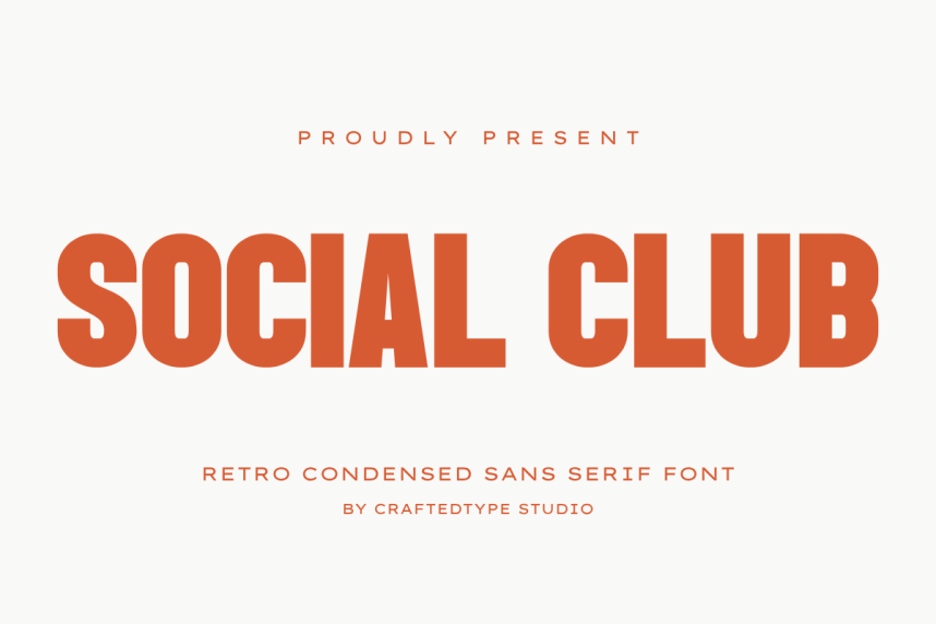 Social Club Font - Befonts