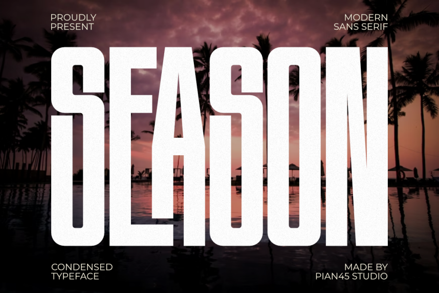 Season - Condensed Sans Serif Font - Befonts