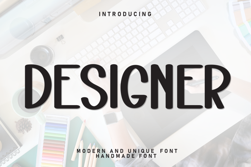 Designer - Moder And Unique Font - Befonts
