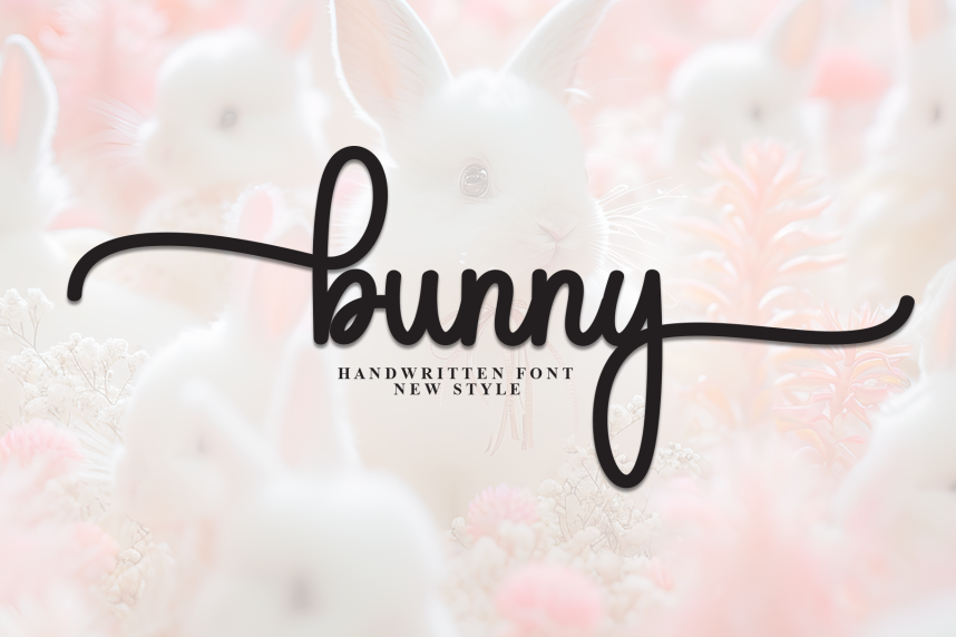 Bunny – Modern Handwritten Script Font - Befonts