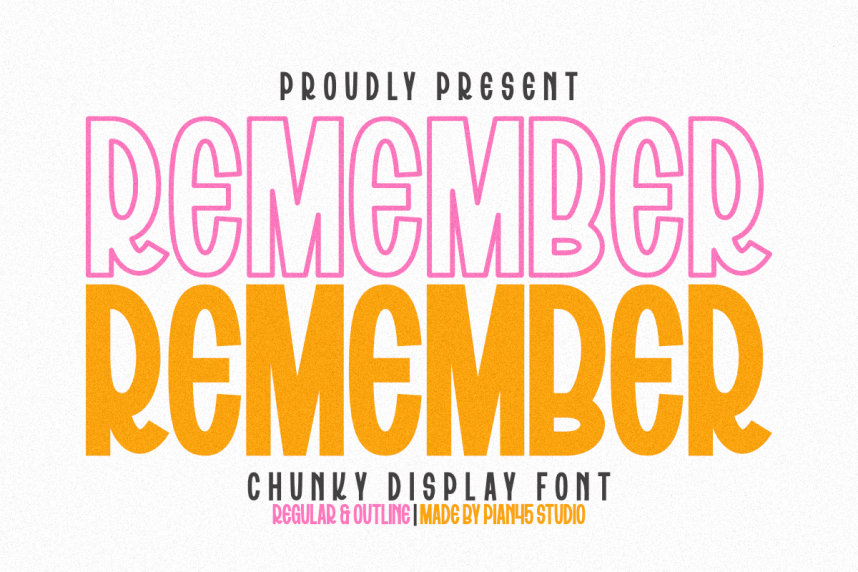 Remember Display Font - Befonts