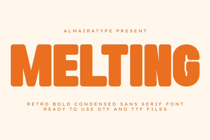 Melting Font - Befonts