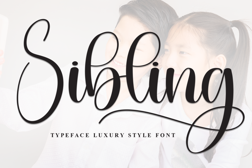 Sibling Script Font - Befonts