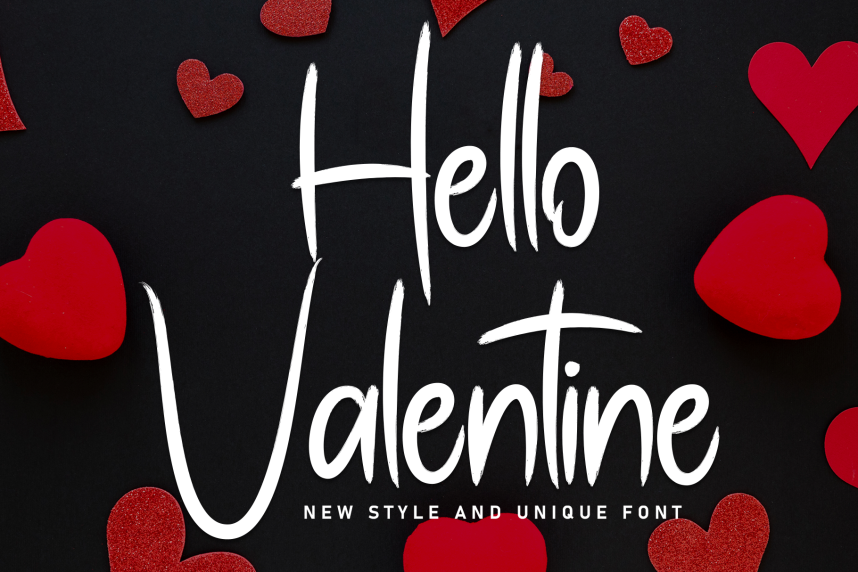 Hello Valentine – Creative And Unique Font - Befonts