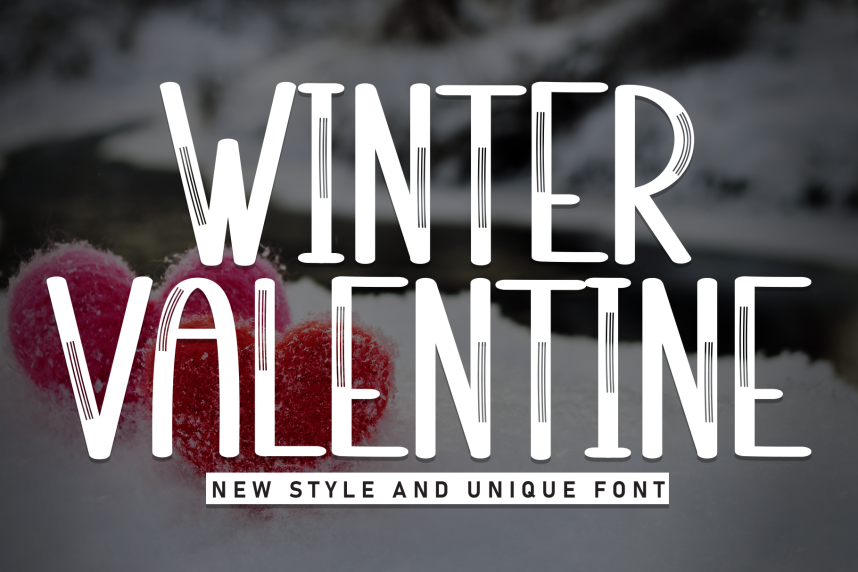 Winter Valentine - Playful And Unique Font - Befonts