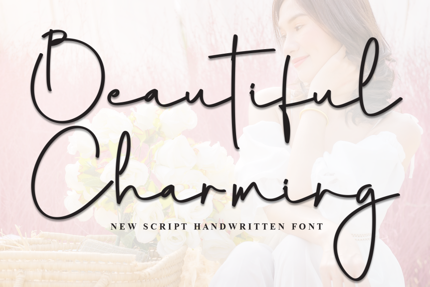 Beautiful Charming - Minimal Handwritten Font - Befonts